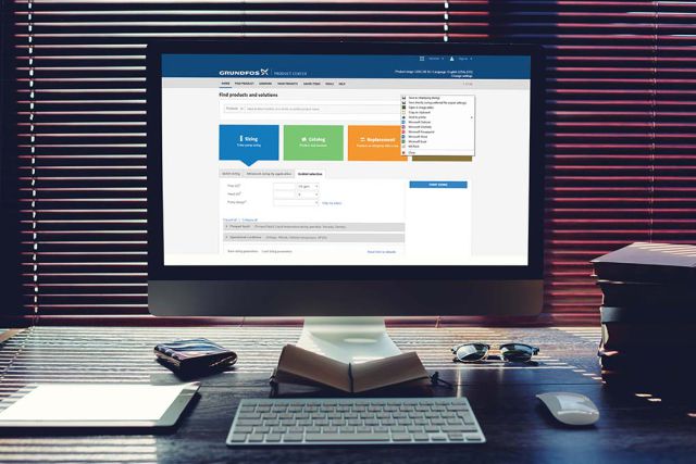 Grundfos online sizing tool - Modern Building Services